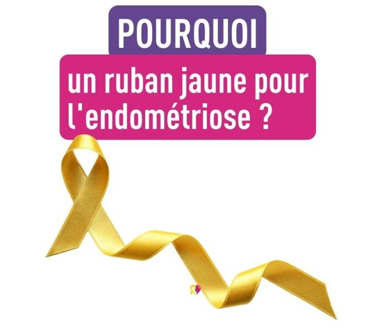 Le ruban jaune - AIME contre l'endométriose